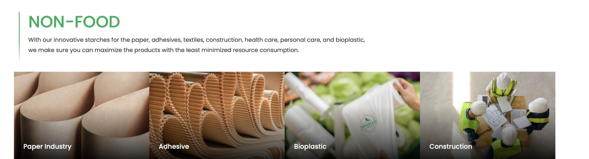 Non-food - PREMIER MODIFIED STARCH COMPANY LIMITED – บริษัท พรีเมียร์โ ...